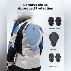 iLm | Jackets & Coats | Motorcycle Mens Riding Armored Airflow Jackets ...